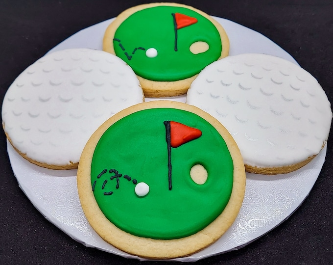 Golf Themed Sugar Cookies - Etsy