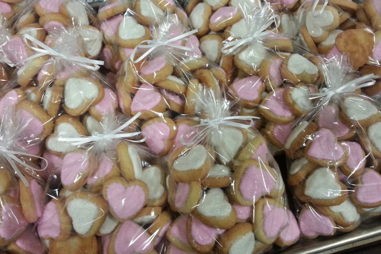 Mini Heart Cookies (50 Pieces) - Etsy