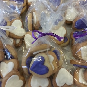 Mini Heart Cookies (50 Pieces) - Etsy
