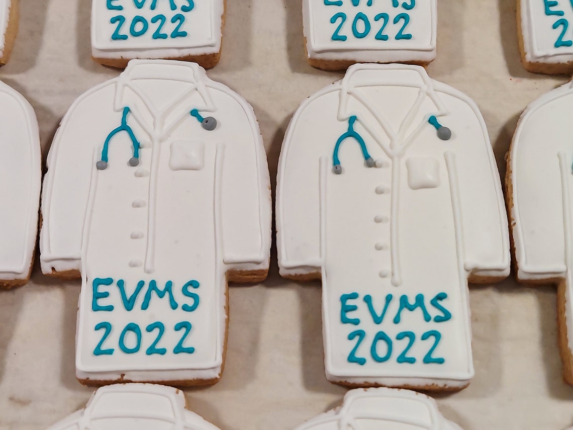 Doctor/lab Coat Cookies 1 Dozen - Etsy
