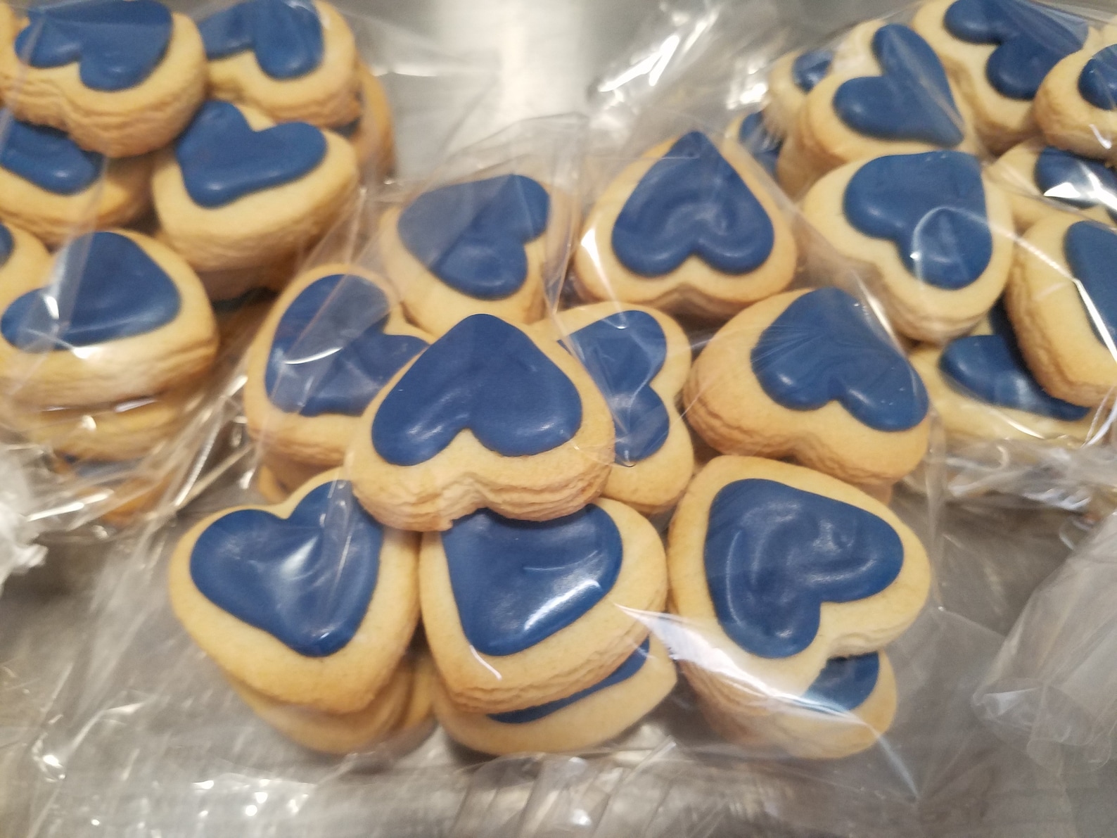 Mini Heart Cookies (50 Pieces) - Etsy