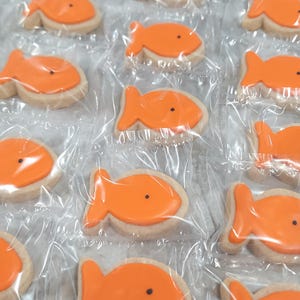 Mini Goldfish Fish Cookies (2 Dozen) - Etsy