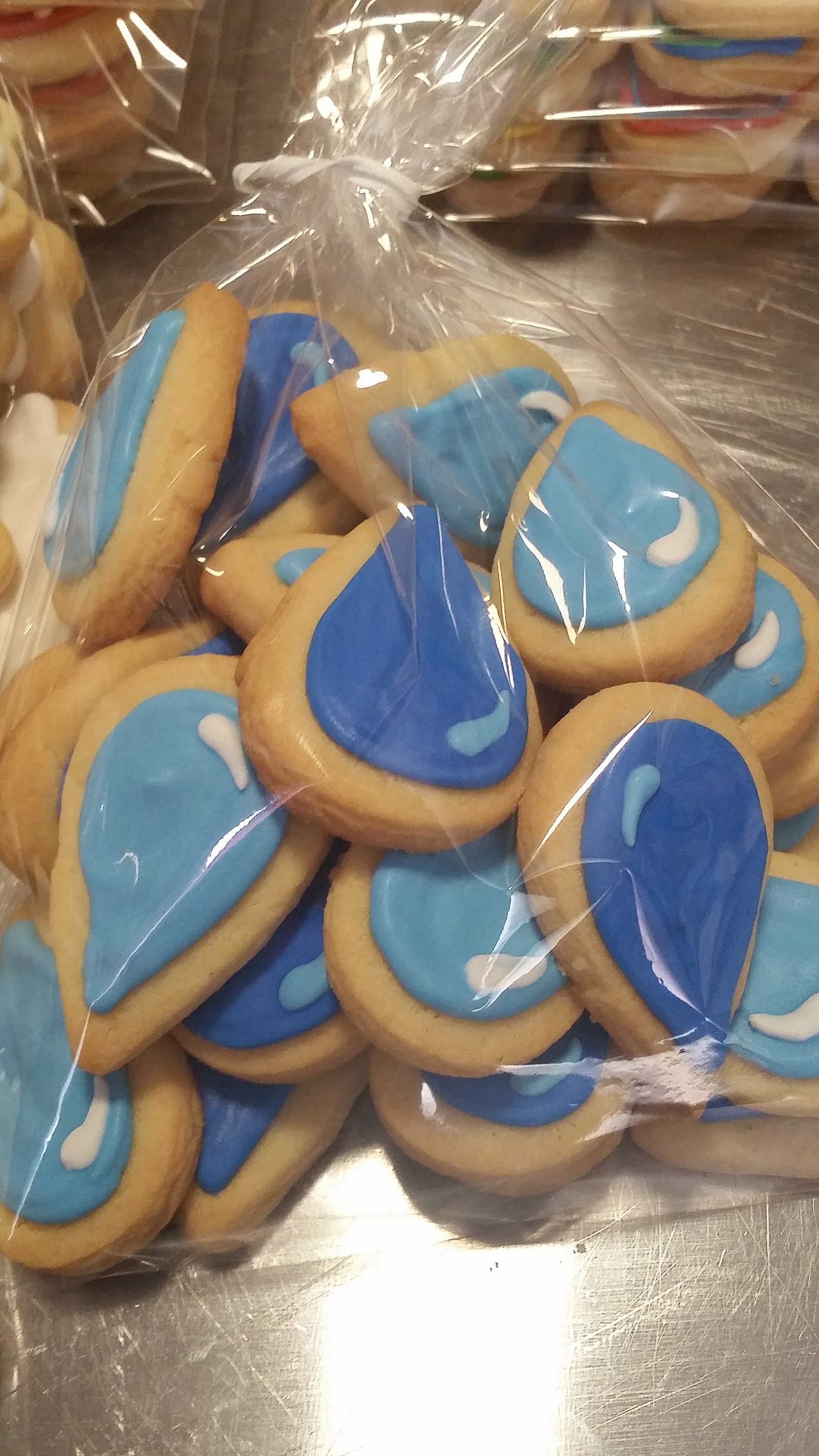 Mini Raindrop Cookies 3 dozen | Etsy
