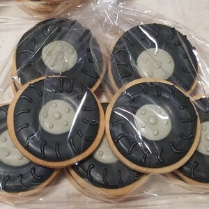 Mini Tire/wheel Cookies 2 Dozen - Etsy