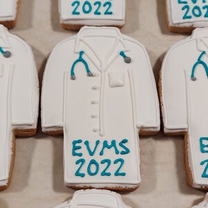 Doctor/lab Coat Cookies 1 Dozen - Etsy