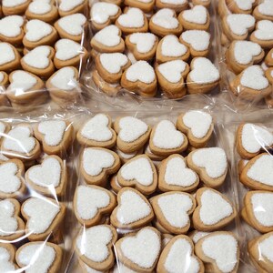 Mini Heart Cookies (50 Pieces) - Etsy