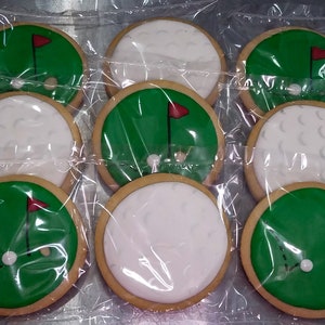 Golf Cookies (1 Dozen) - Etsy