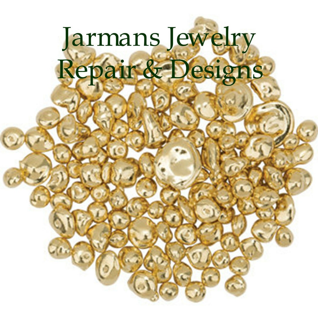 18K Gold Rich Yellow, Clean Casting Grain Gold Shot Bullion, Not Scrap ...