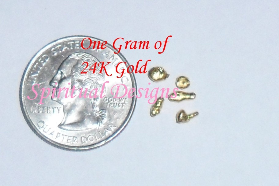 1 Gram Medical Grade 24k Yellow Gold Shot, Clean Cast. Bullion, Nuggets ...