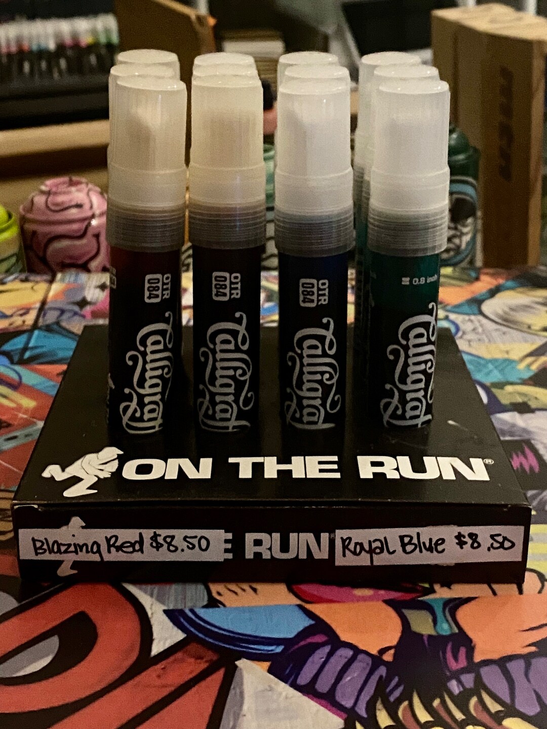 On the Run--ink or Paint Marker--calligraffiti-otr 084 --3 Ink Colors ...