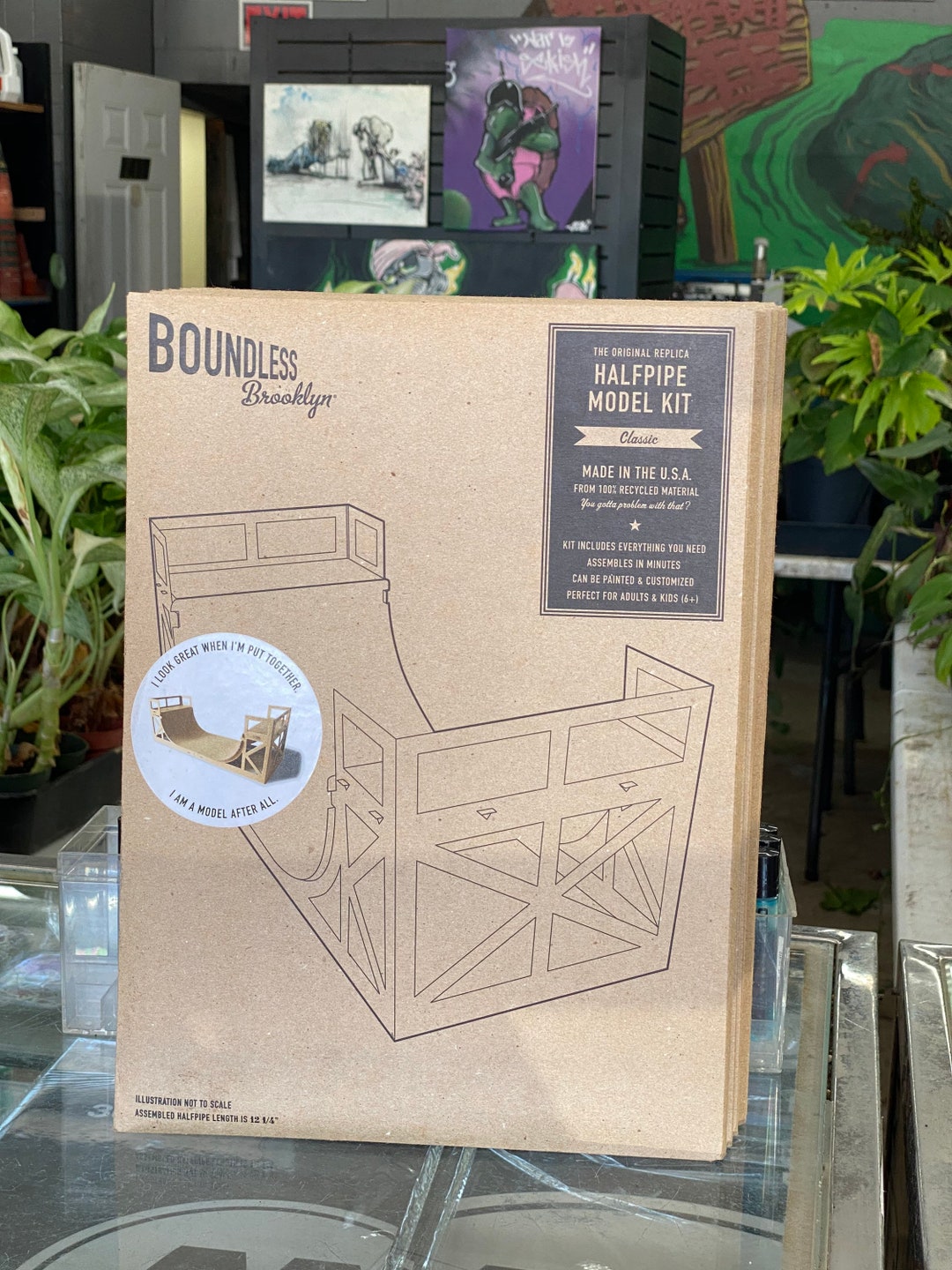 Boundless Brooklyn -- Skate Board Halfpipe Model Kit --paint and ...