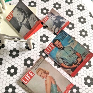 Mini Retro Magazine Covers, 4 Mini Mag Printables, Instant Download ...