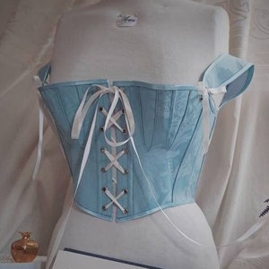 Regency Short Stays Corset, Bridgerton Regency Bra, Wedding Regency ...