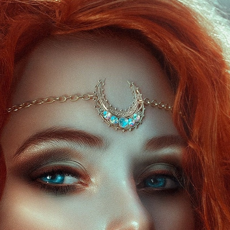 Moon Goddess Headpiece - Etsy