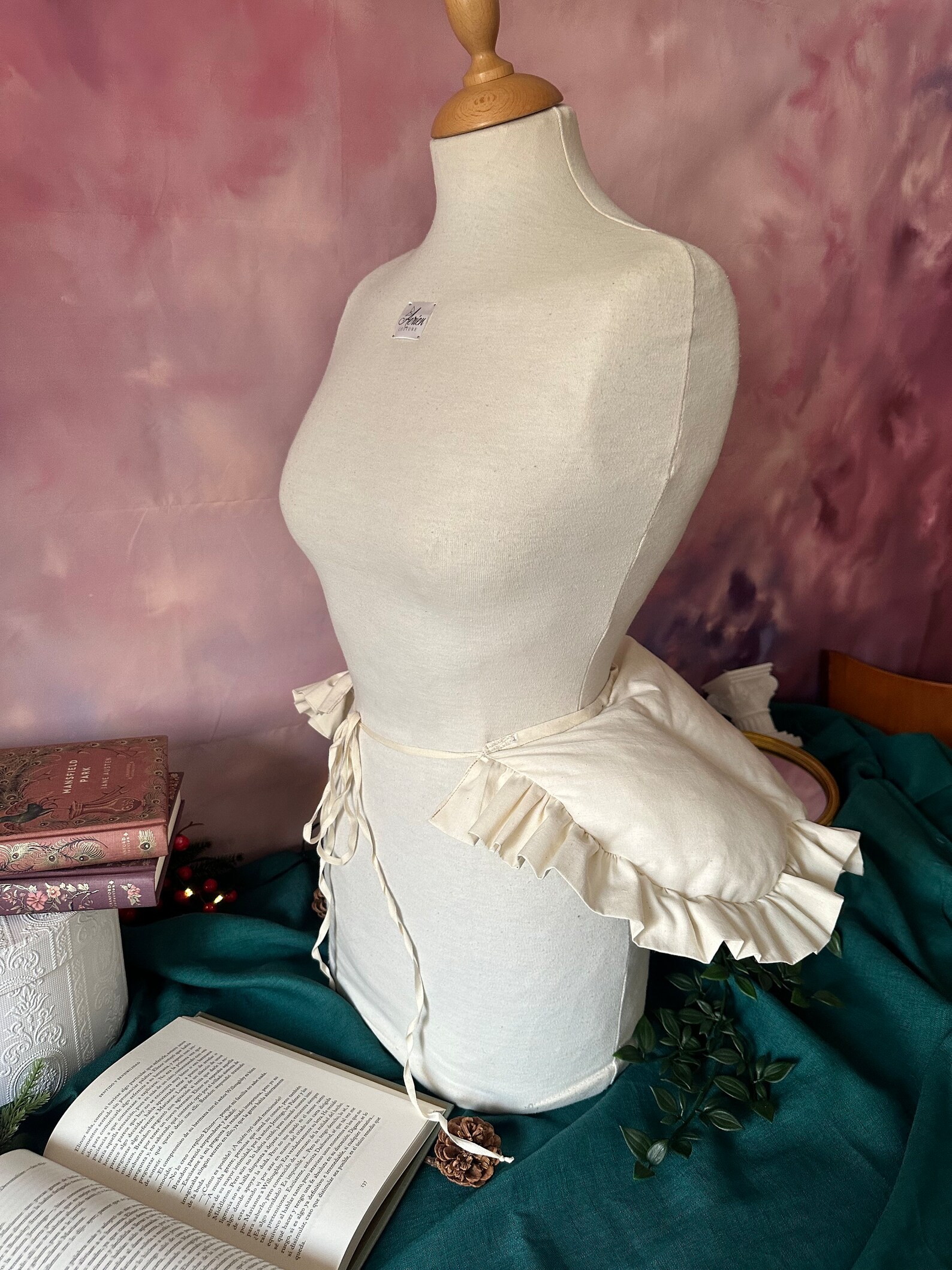18th Century False Rump With Ruffles - Bum Pad - Hip Pad - Bum Roll - Etsy