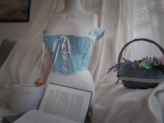 Regency Short Stays Corset Bridgerton Regency Bra Wedding - Etsy