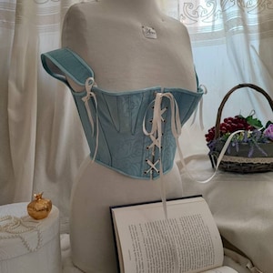 Regency Short Stays Corset, Bridgerton Regency Bra, Wedding Regency ...