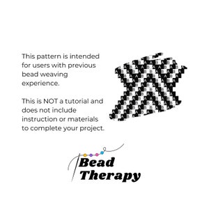 Brick Stitch Beading Pattern, Two Color Brick Pattern, Beading Graph ...