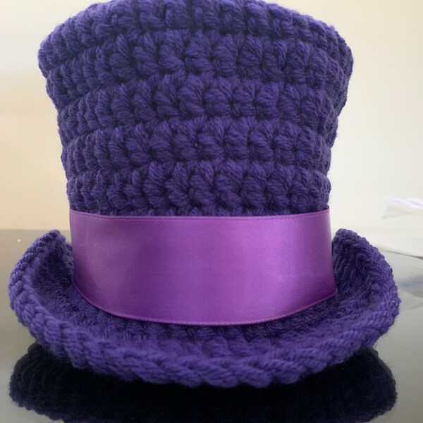 Purple Top Hat - Etsy