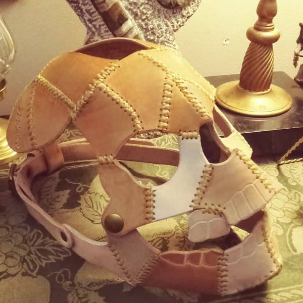 Leather Skull Mask - Etsy