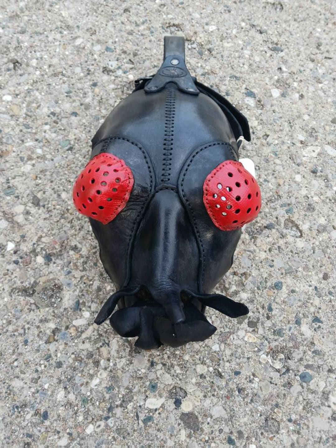 Leather Mothman Alien Creature Mask Cosplay Lamp Dnd Post Apocalyptic ...