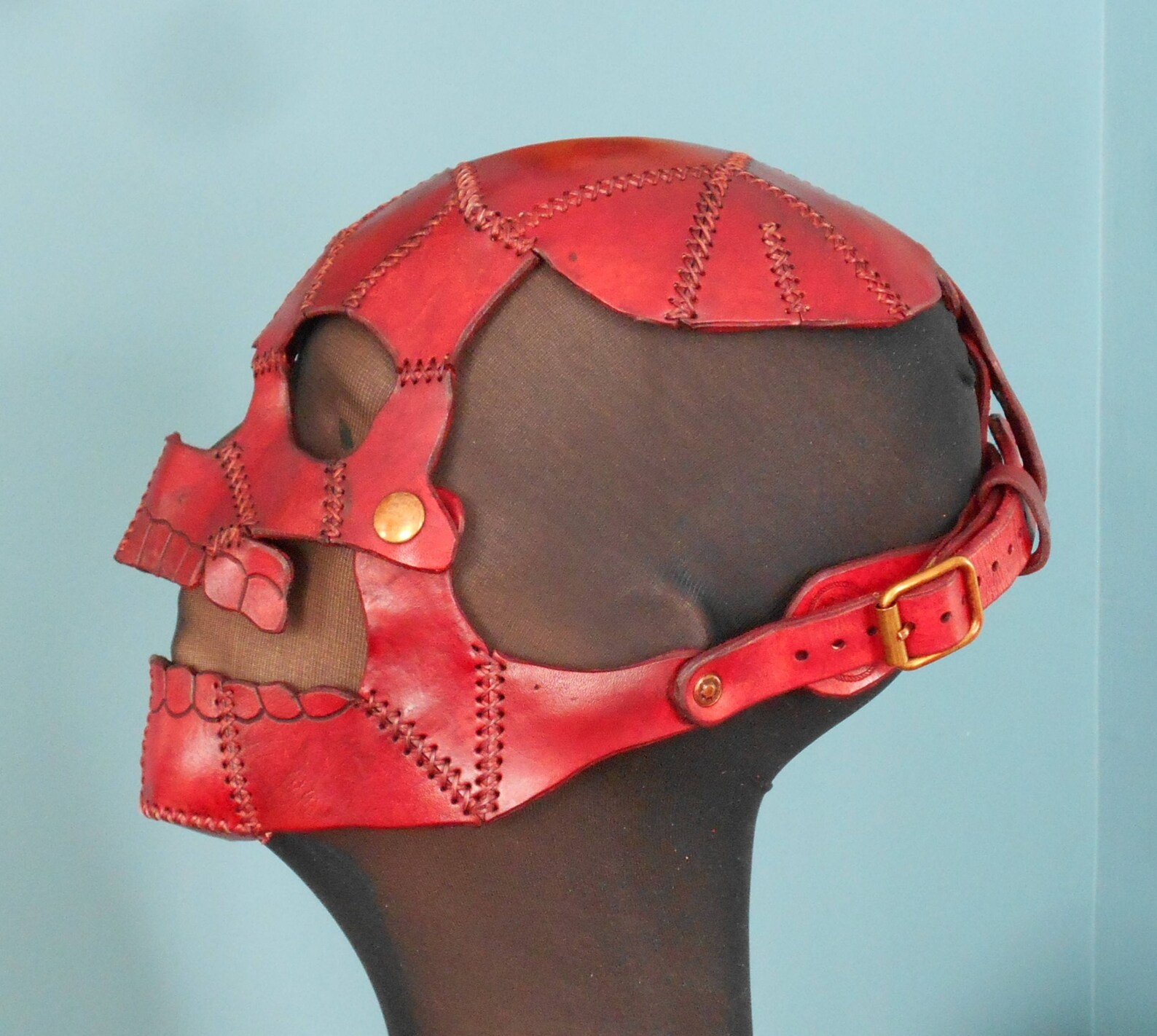 Made to Order Leather Skull Mask Oddity Functional Wearable - Etsy