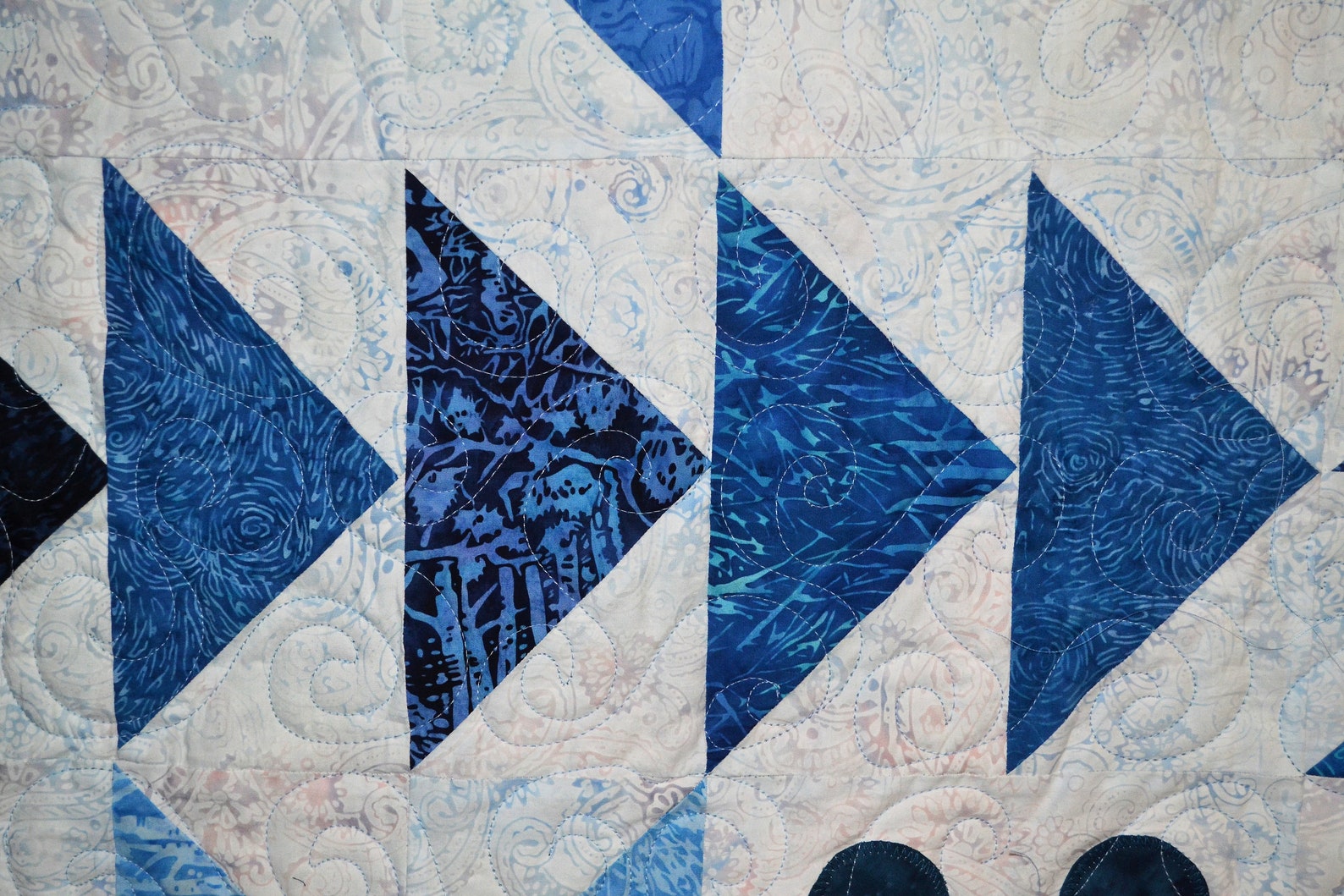 NEW Handmade 78x104 Geese in the Lilies Batik Quilt - Etsy