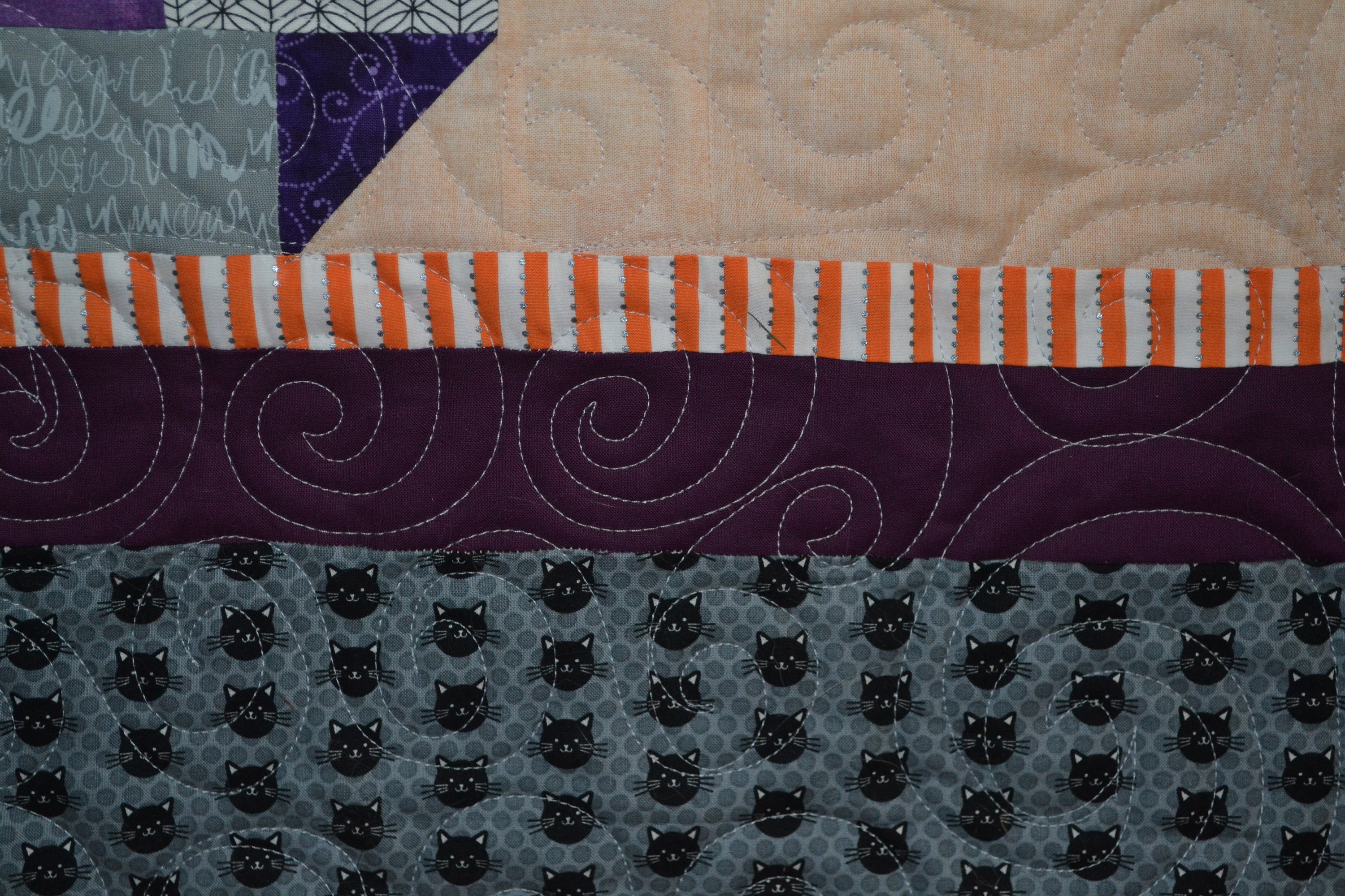 NEW Handmade 65x 65 Patchwork Cat & Bats Halloween - Etsy