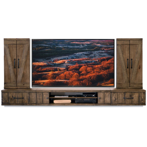 Farmhouse Entertainment Center - Etsy