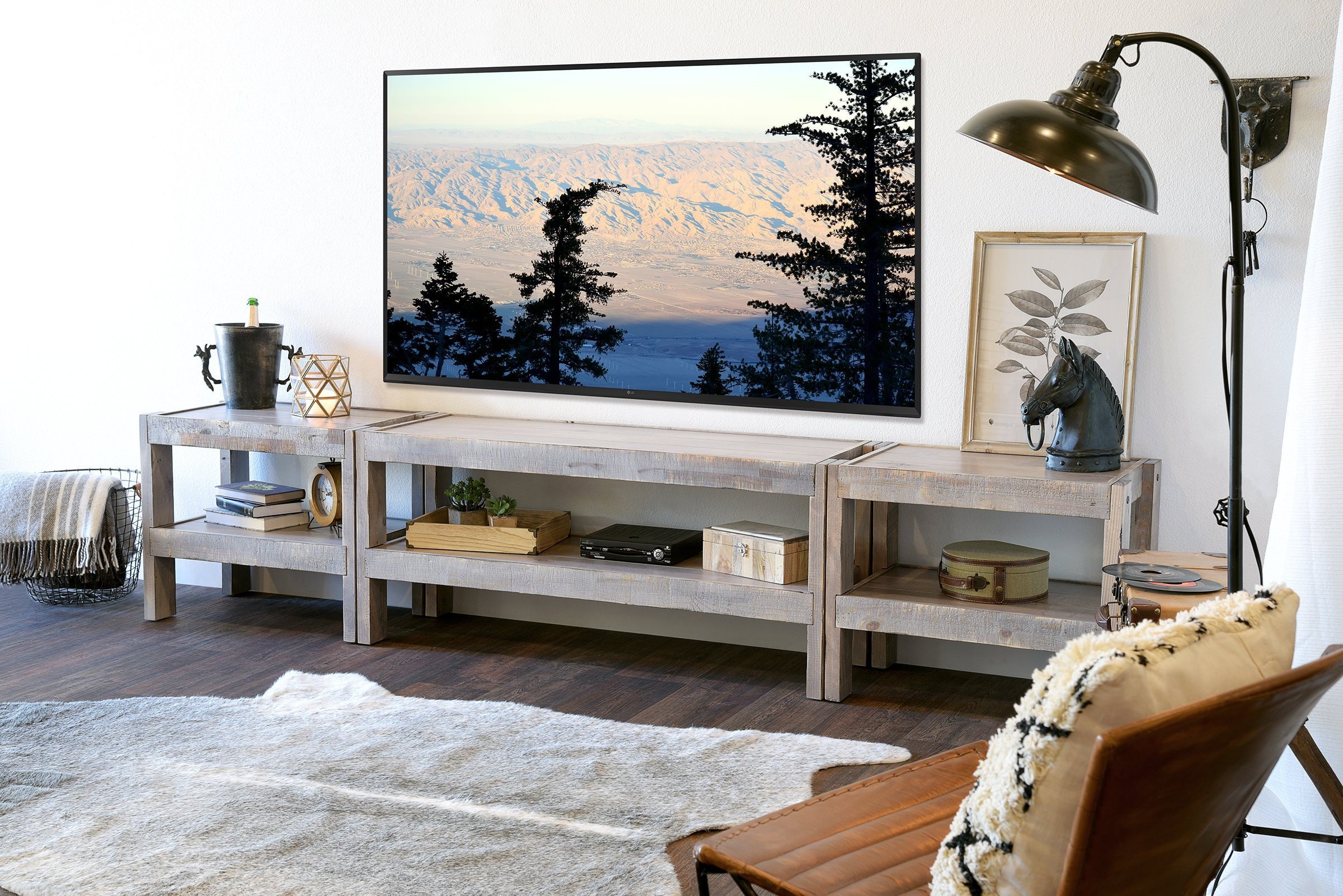 Beachy tv stand store