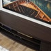Curved Floating Wall Mount TV Stand Console - Curve - Espresso - Etsy