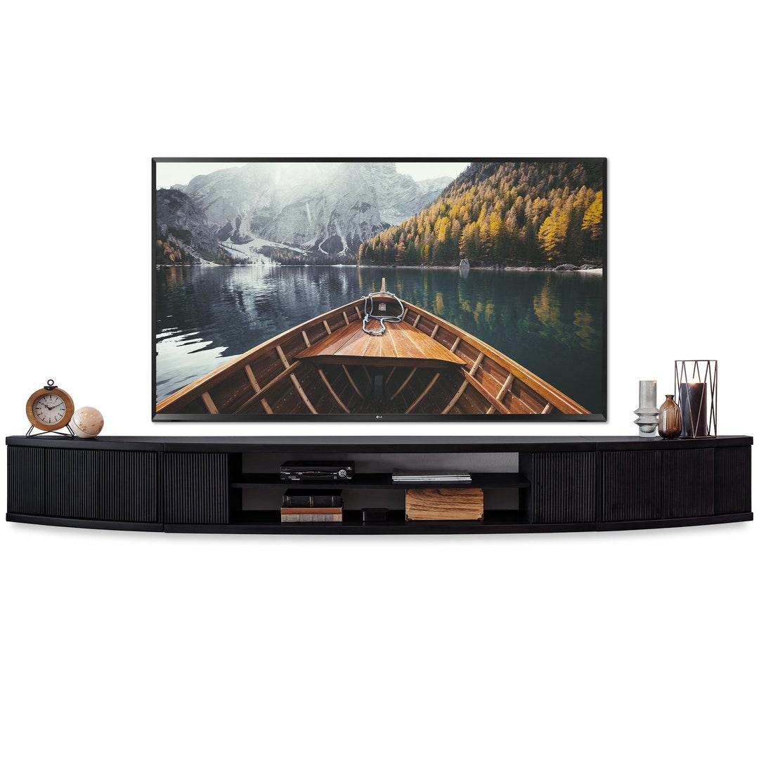Lcd tv stand wall store