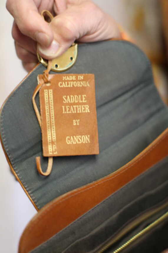 Authentic Vintage Ganson of San Francisco Saddle Leat… - Gem