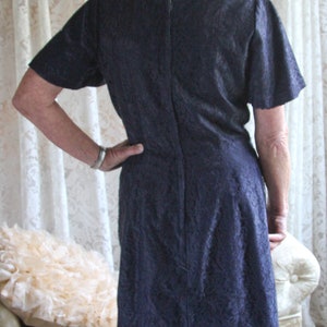1950's Belted Tea Length Lace Cocktail or Party Dress by Miss Peg ...