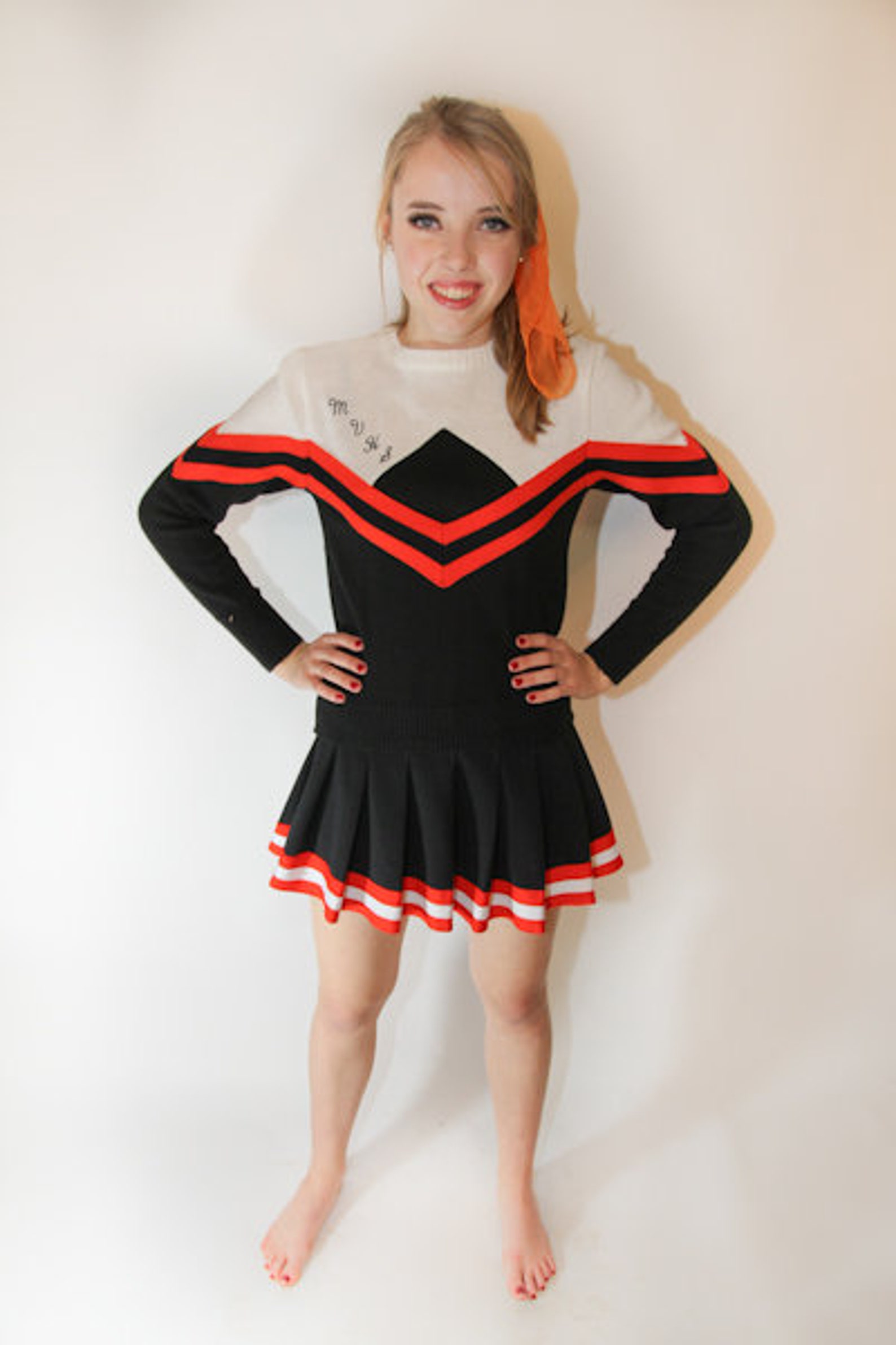 Vintage Authentic Cheerleading Uniform by Dehen Knitting Company ...