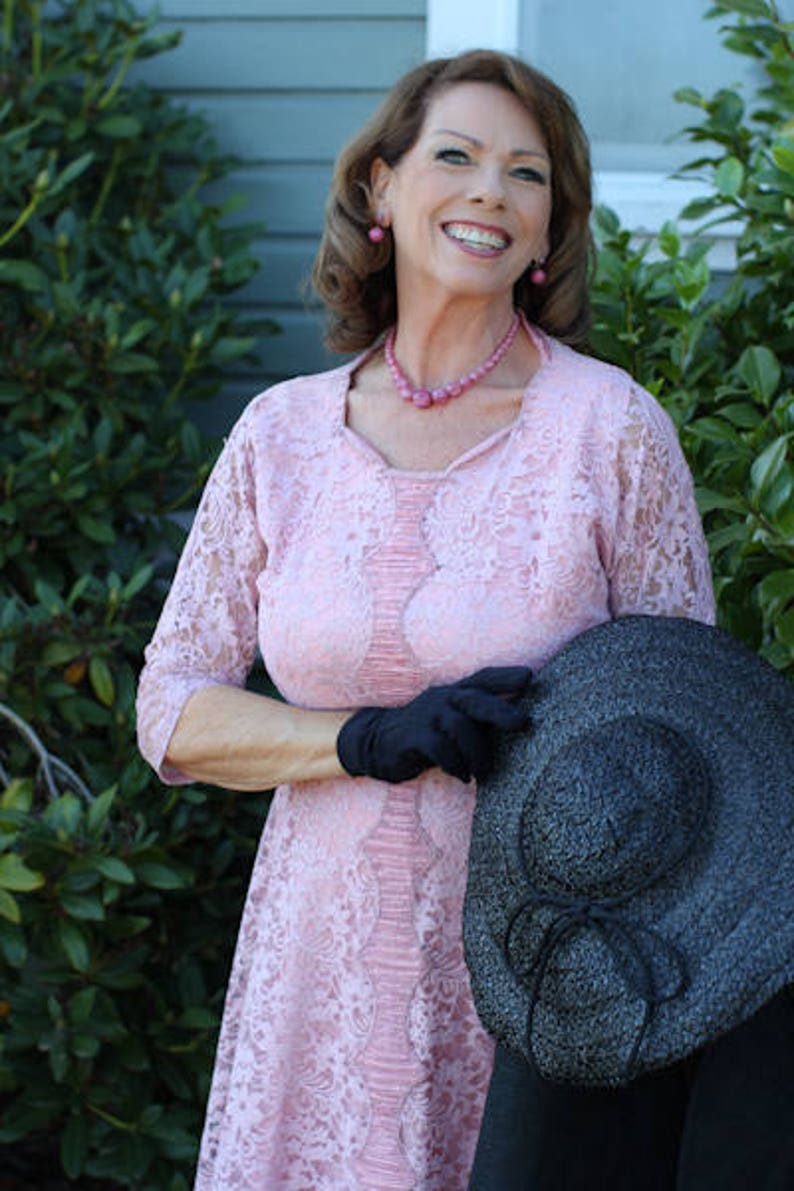 1940's Vintage Lace Cocktail Party Dress by Sensibly Young Fashions in ...