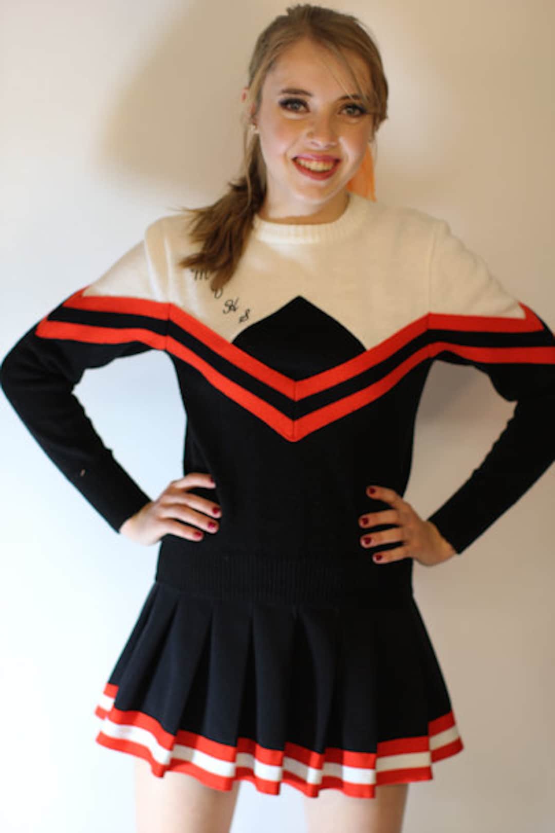 Vintage Authentic Cheerleading Uniform by Dehen Knitting Company ...