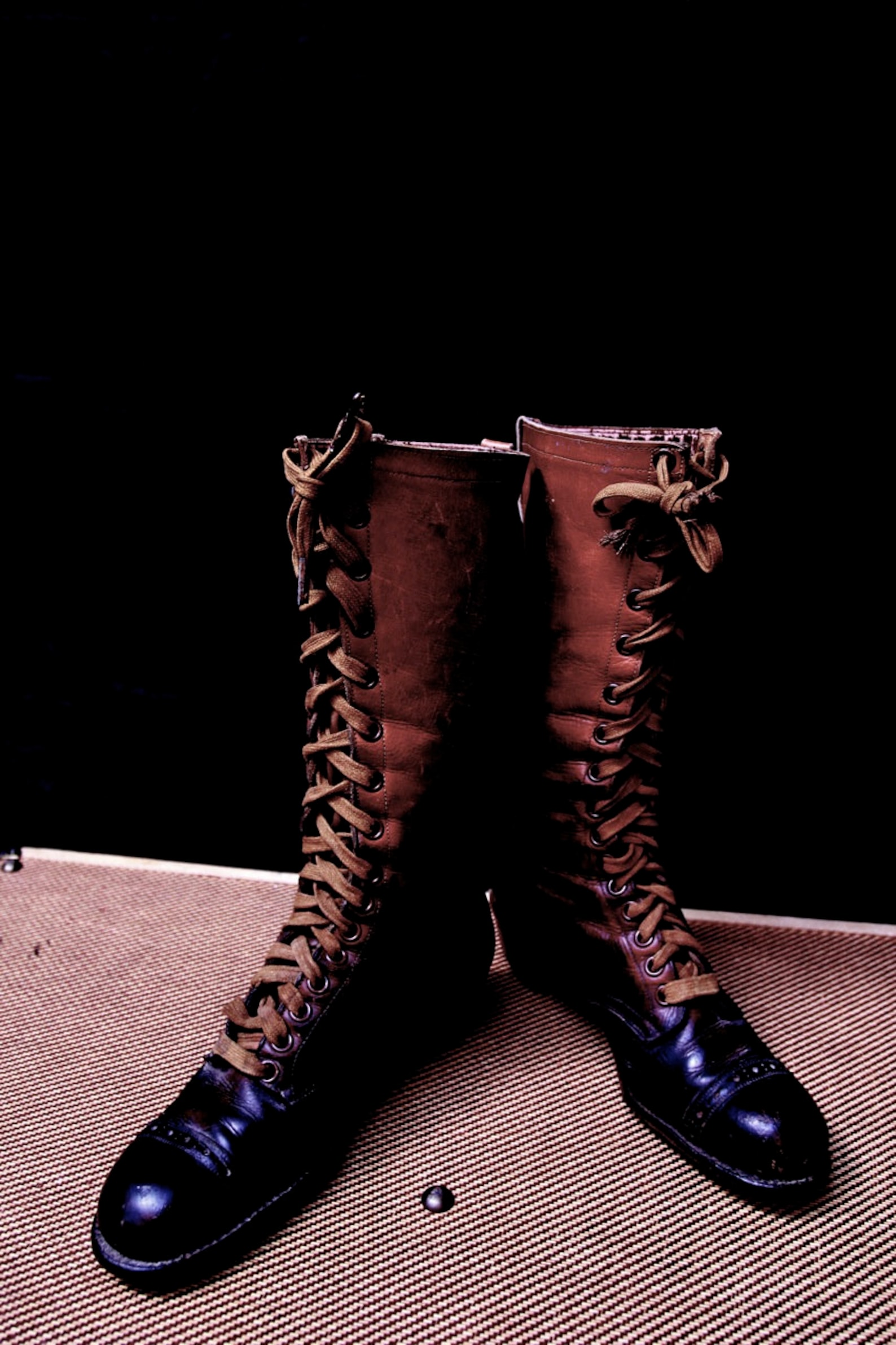 Rare Vintage Boots - Early 1900's Hiking Boots - Antique Tall Lace up ...