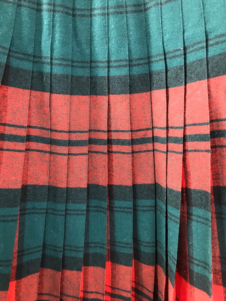 1950's Pendleton Turnabout Pleated Wool Skirt - the Reversible Skirt - Etsy