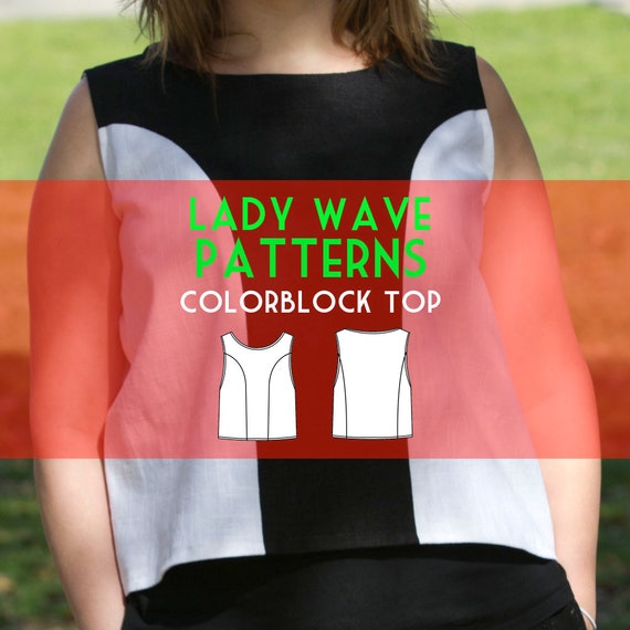 PDF Colorblock Tank Top Sewing Pattern Pdf Tank Top Digital - Etsy