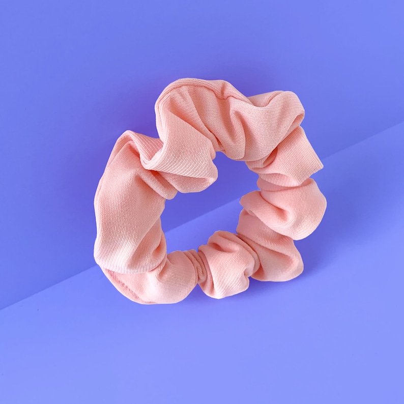 Baby Pink Hair Scrunchie Handmade - Etsy