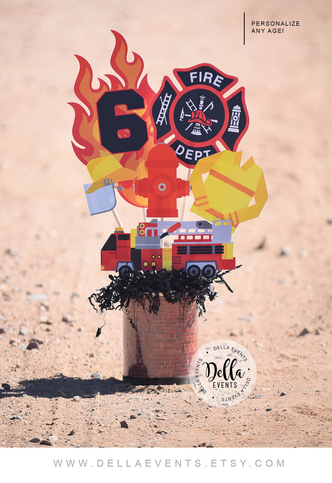 Firefighter Birthday Firefighter Party Firefighter | Etsy