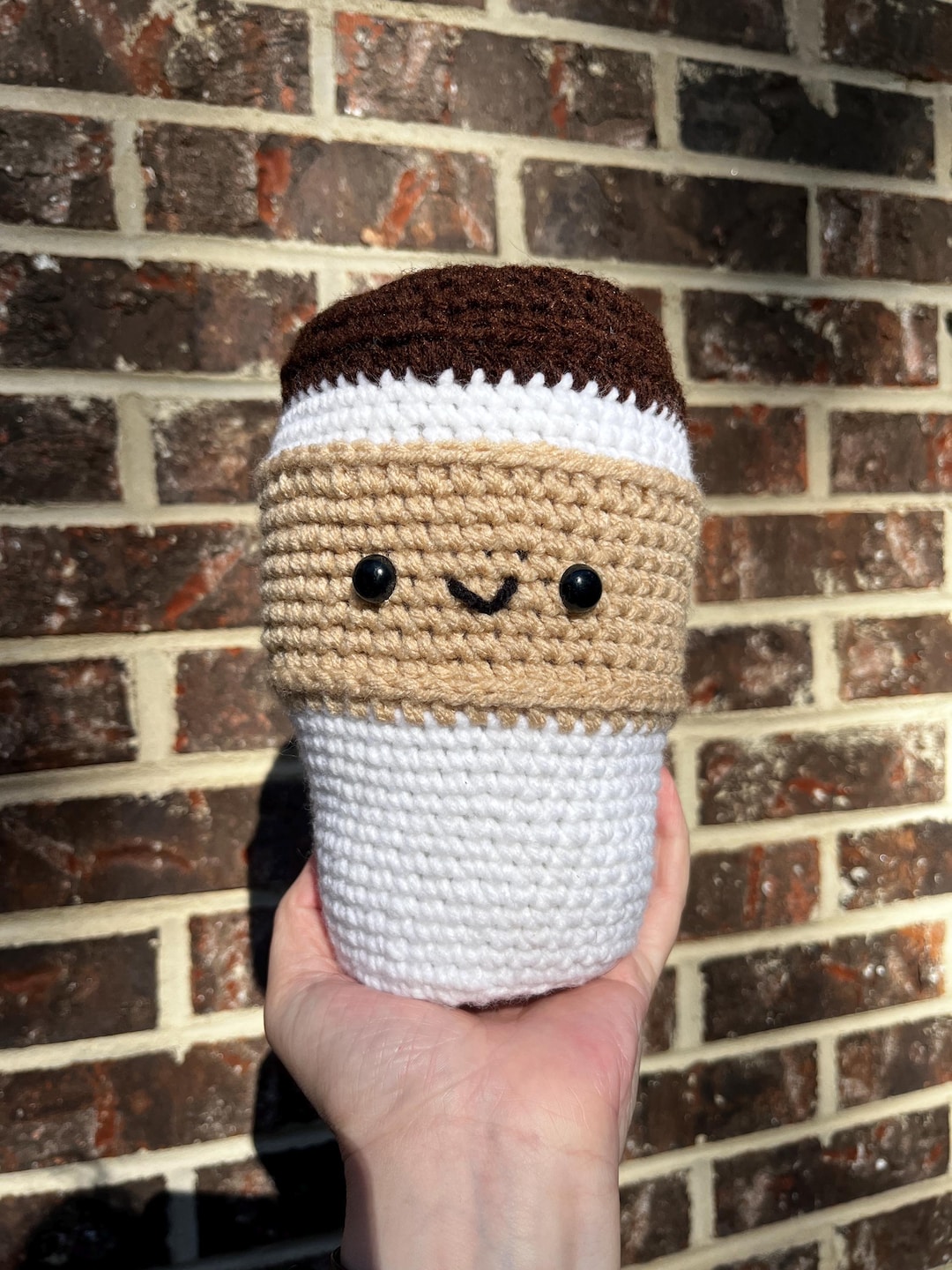 Crochet Coffee Cup, Latte, Gifts for Coffee Lovers, Coffee Plush ...