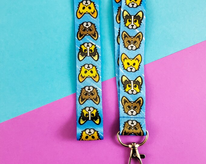 Funky Psychedelic Alien Rave Space Lanyard W/ Lobster Clasp | Etsy