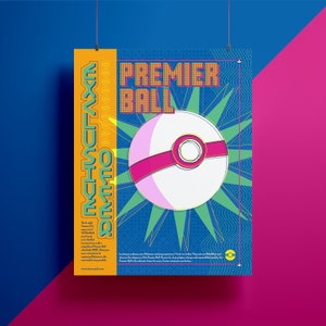 Pokemart Pokeball Poster Bundle: Poke Ball, Great Ball, Ultra Ball ...