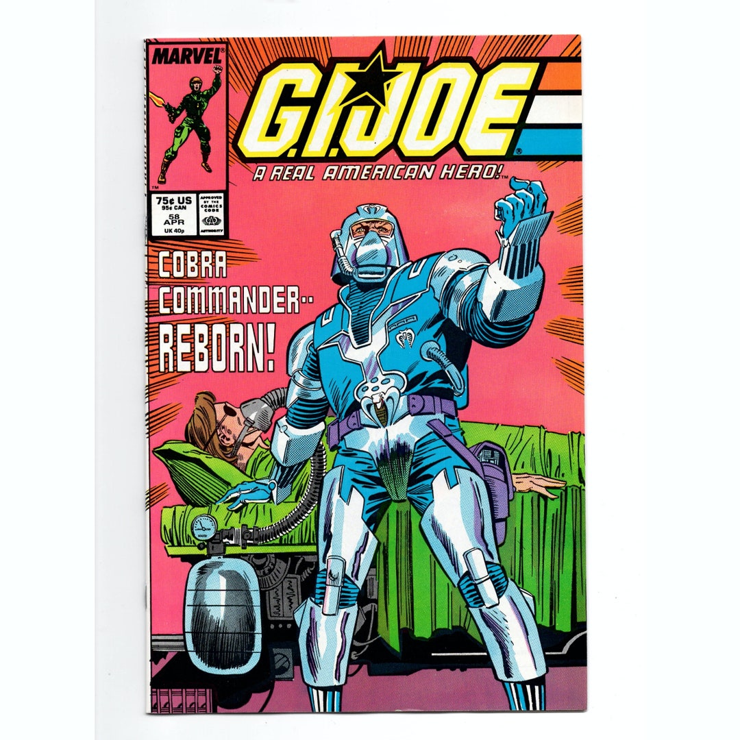 G.I. Joe 58 1st Dusty, 1st Fred VII Marvel Comics 1987 desperate Moves ...