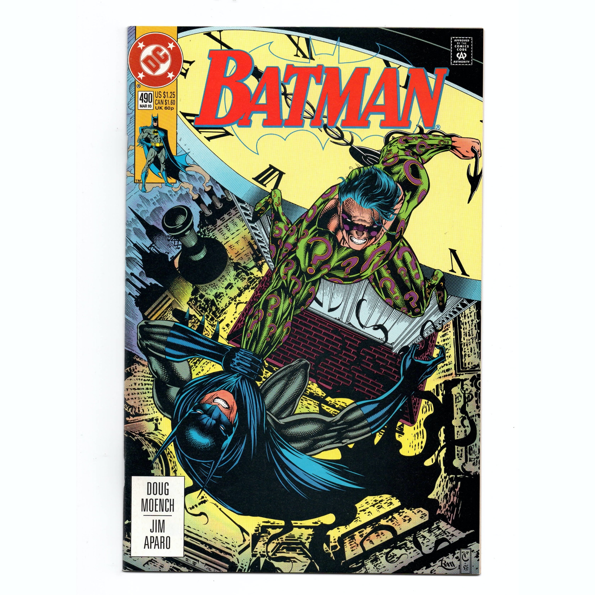 Riddler Batman Comic Cover
