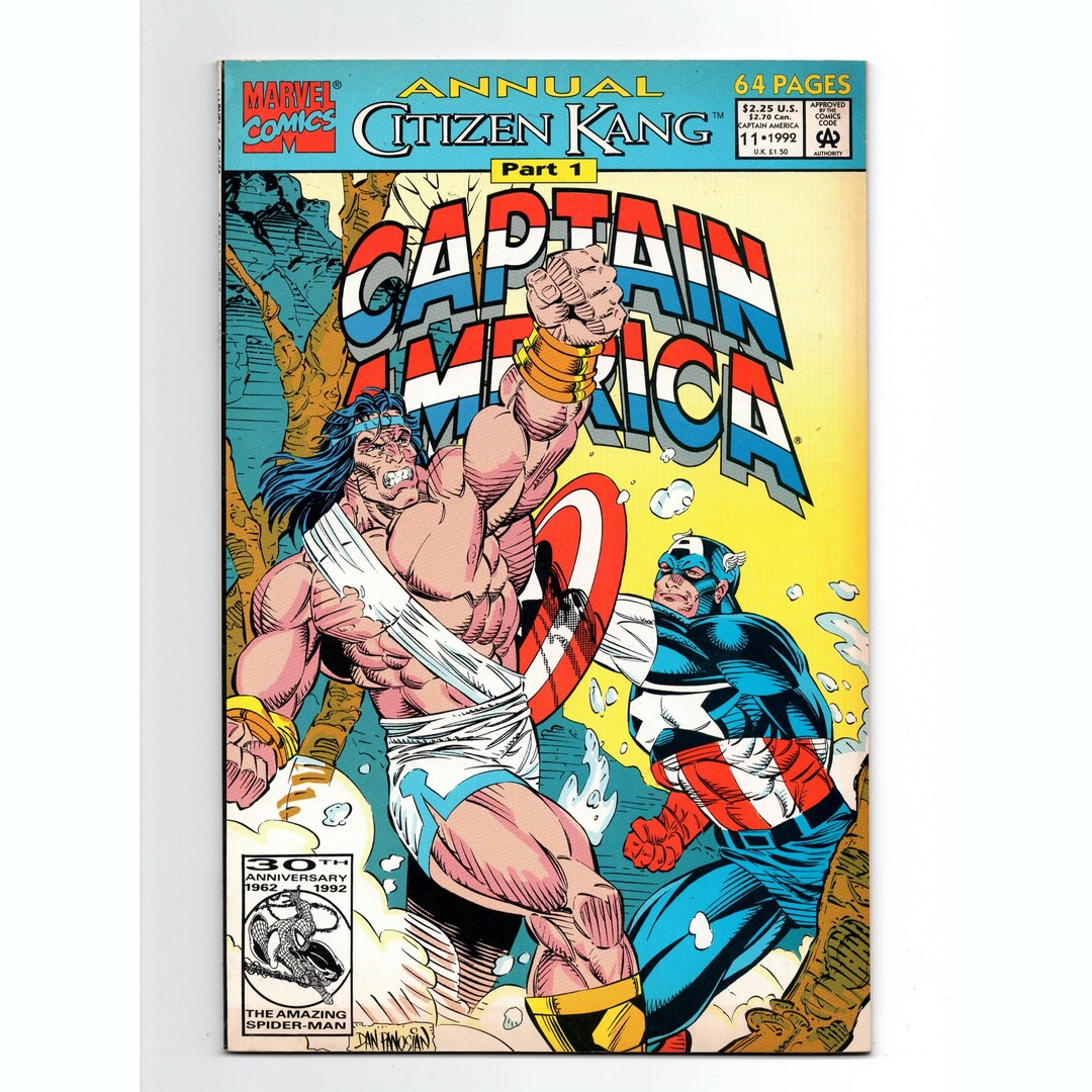 Captain America Annual #11 *citizen Kang* Marvel Comics 1992 - Etsy
