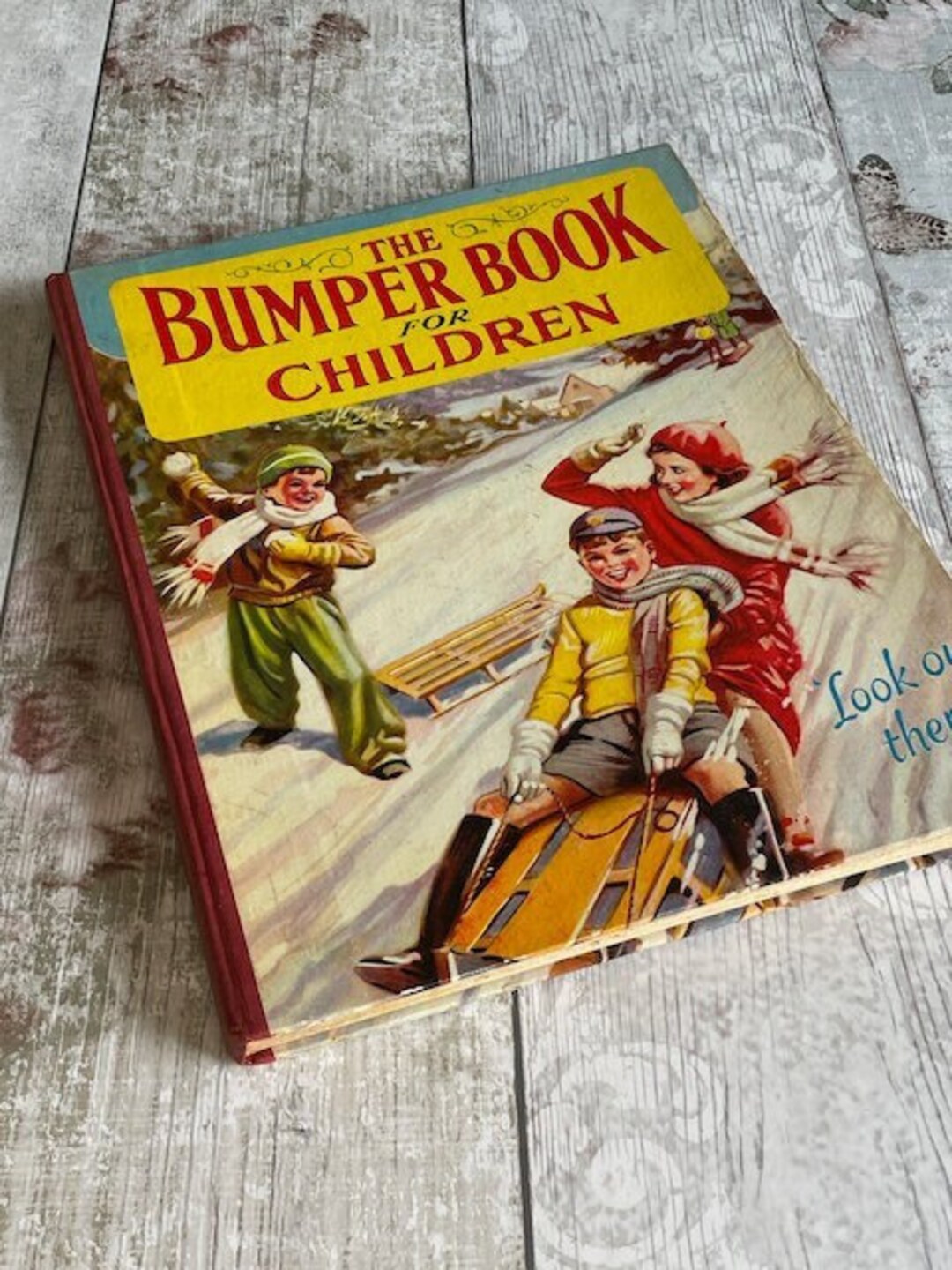 The Bumper Book for Children 1950's, Vintage Annual, Junk Journal ...