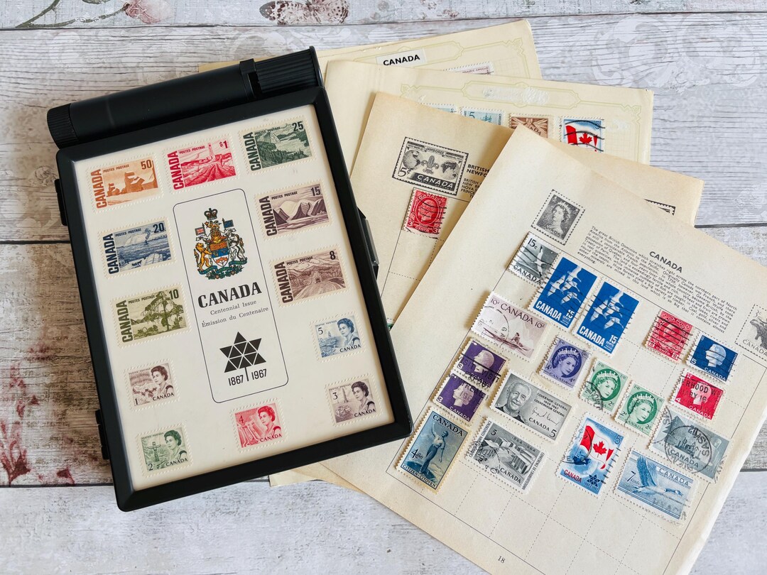 Canada Centennial Commemorative Stamp Box, Canada Post Office, Canadian ...